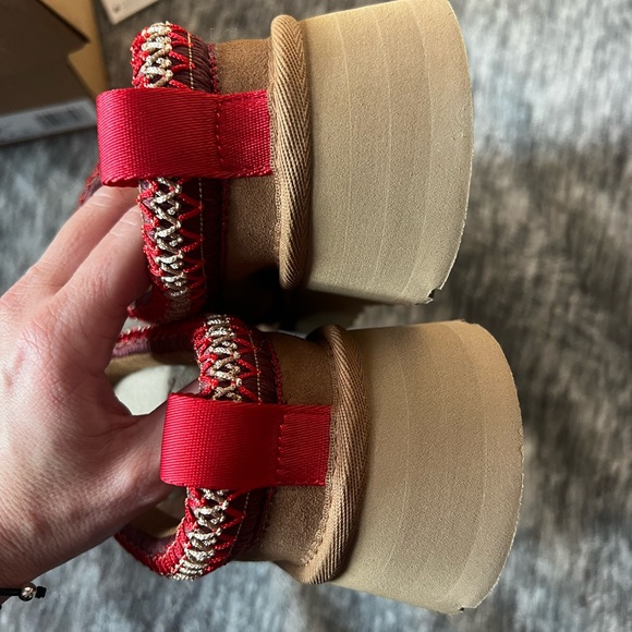 UGG | Shoes | New Ugg W Tazz Platform Braid Slippers Clogs Cozy | Poshmark
